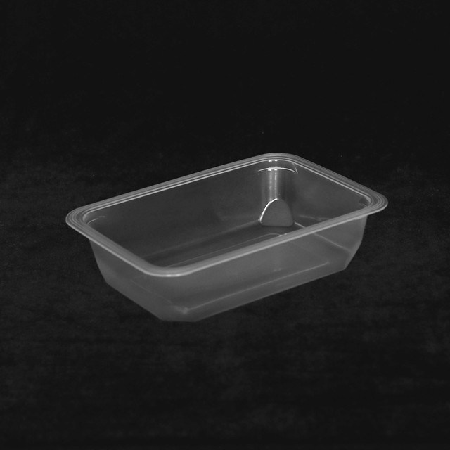 160 X 110 X 40MM PP Disposable Plastic Tray Transparent Clear Plastic ...