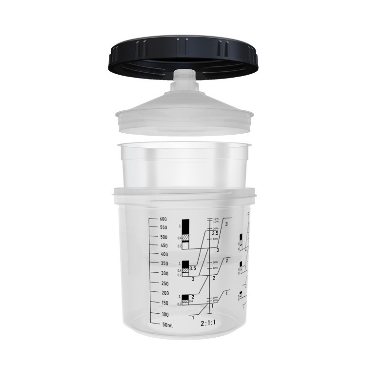 125 Mic Or 190 Mic Paint Mixing Cups For Professional Painting Projects